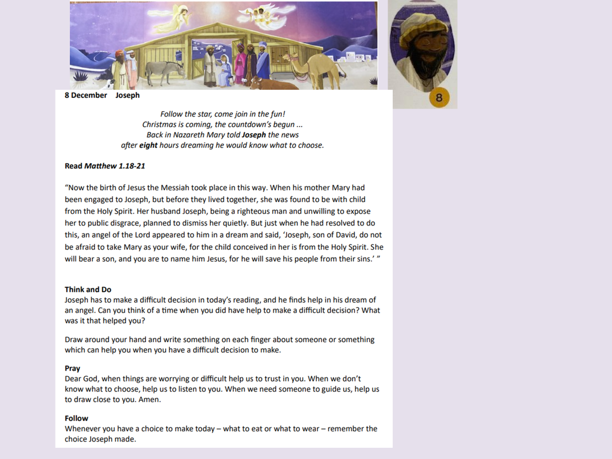 Advent 2023 - Follow The Star! - Forty Hill C.E. School