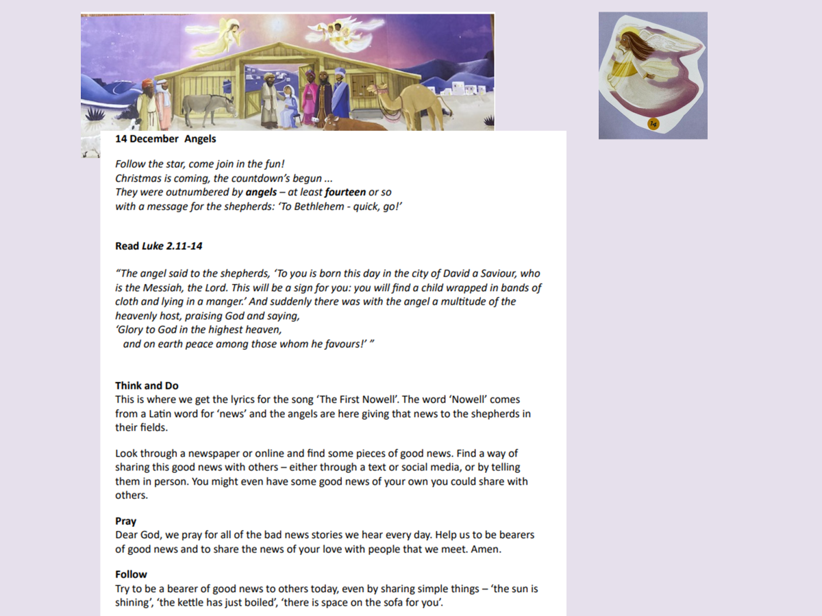 Advent 2023 - Follow The Star! - Forty Hill C.E. School